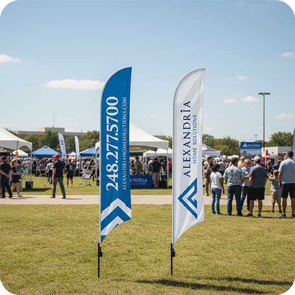 Yard Flags Design - Bliss Drive